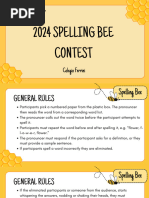5th Grade Spelling Bee 2025 | PDF | Zoology