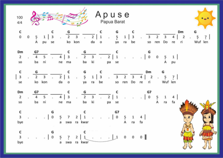 Cetak Not Angka Apuse | PDF