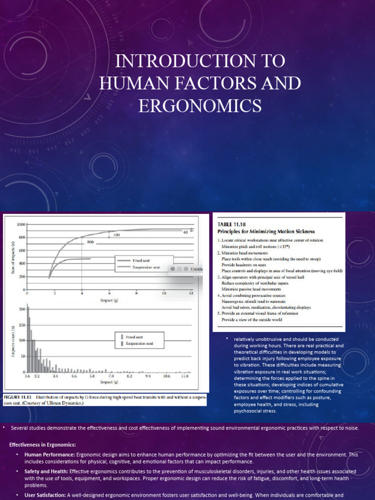 Ergonomics: Enhancing Safety and Efficiency | PDF | Human Factors And ...