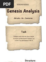 Genesis 1 And 2 Similarities And Differences Pdf Religion