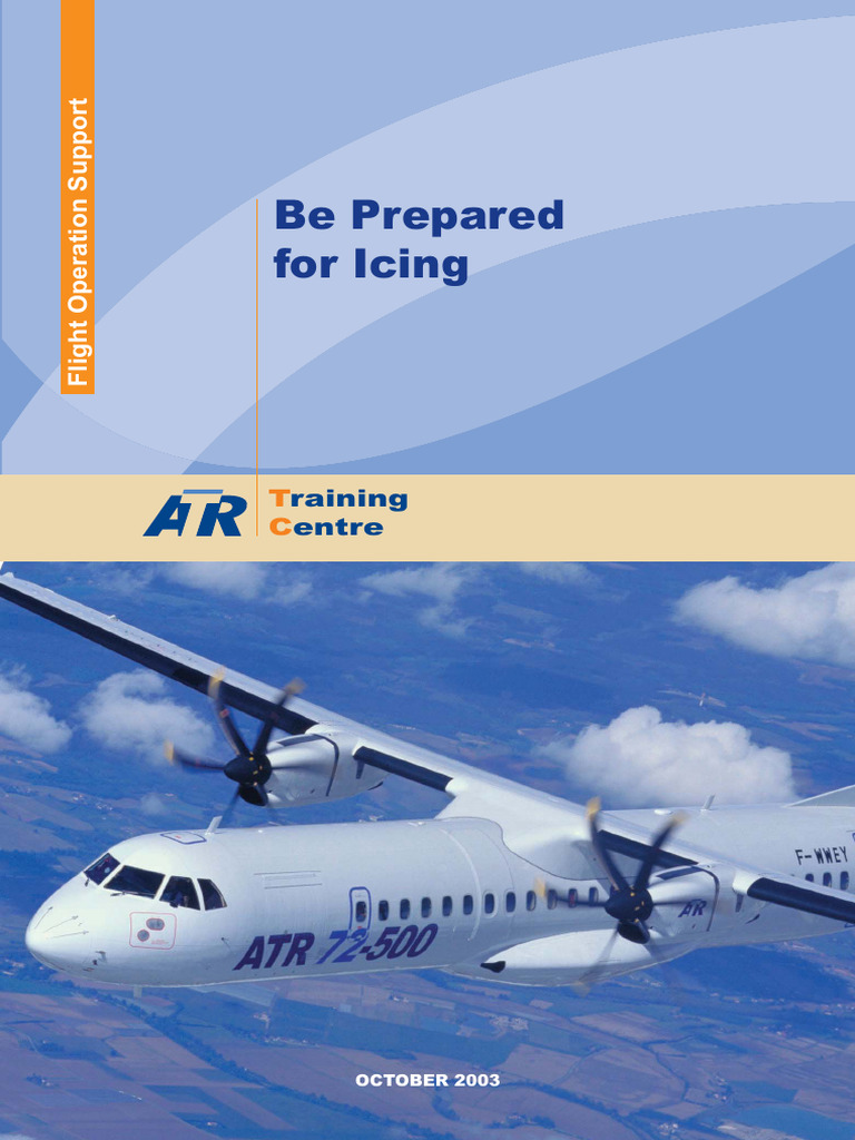 ATR Be Prepared For Icing 2003 | PDF | Ice | Water Vapor