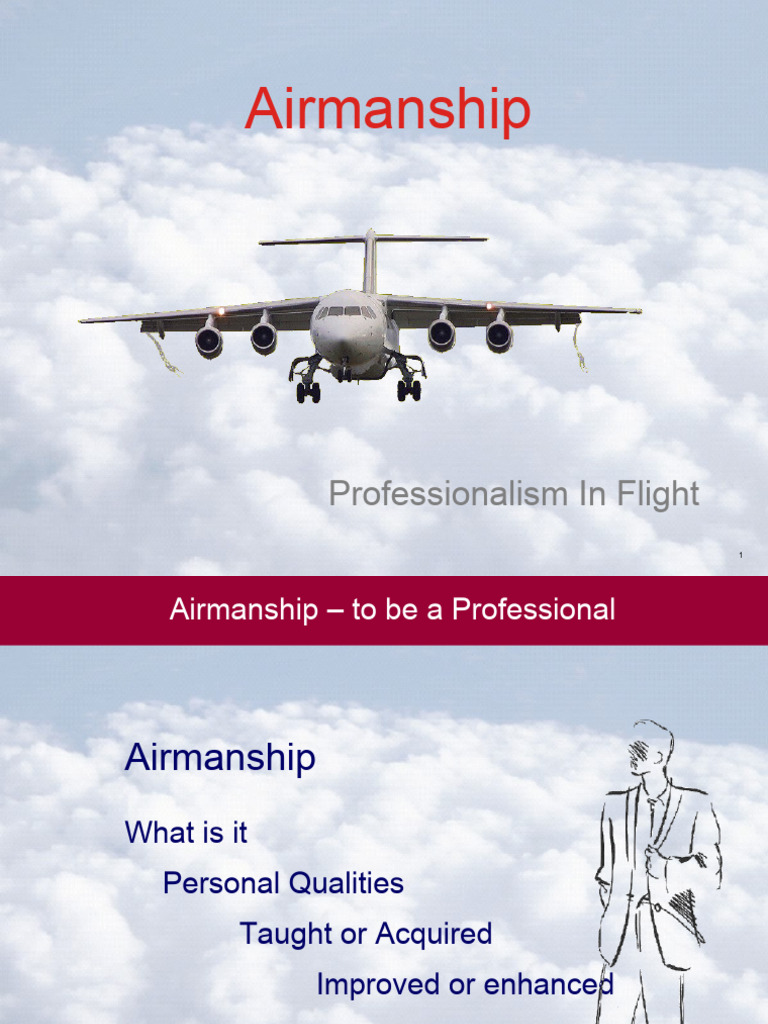 Airmanship Professionalism in Flight | PDF | Situation Awareness | Risk
