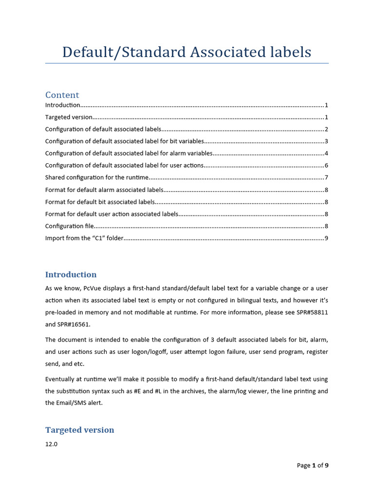 Default Associated Labels | PDF | Default (Computer Science) | Computer File