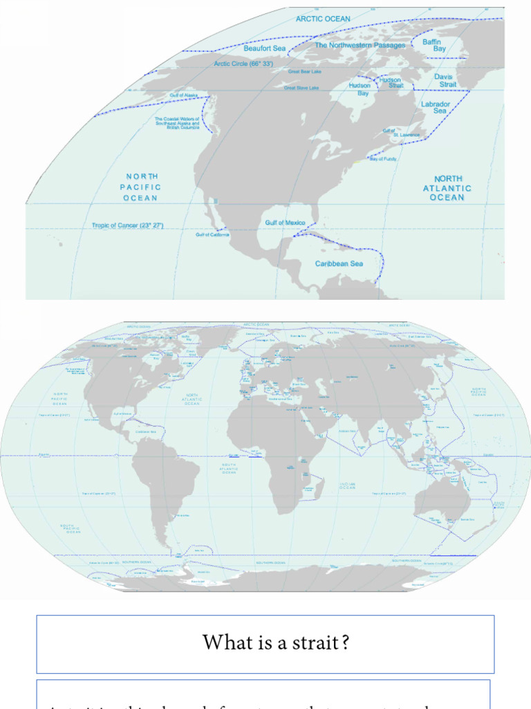 Understanding Straits and Their Functions | PDF | Arctic Ocean | Bodies ...