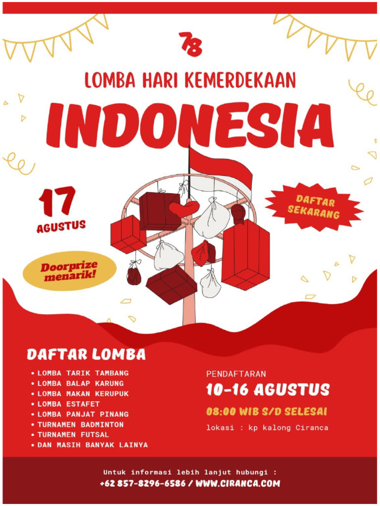 Poster Agustusan | PDF