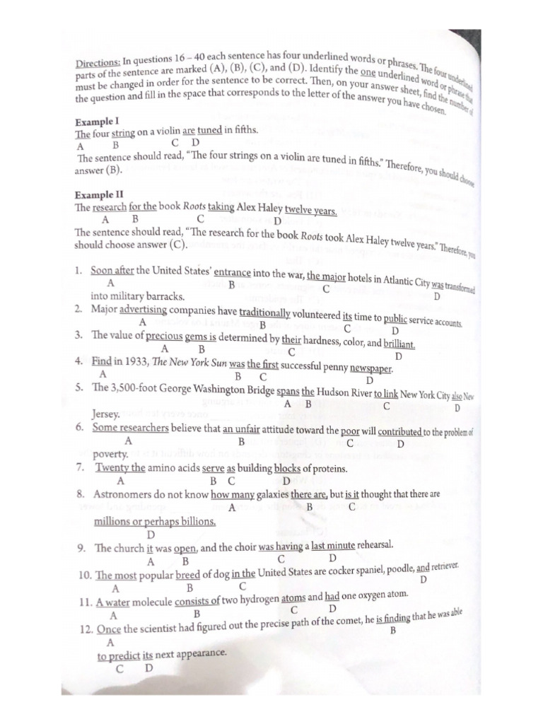 Soal Structure 2 Pdf
