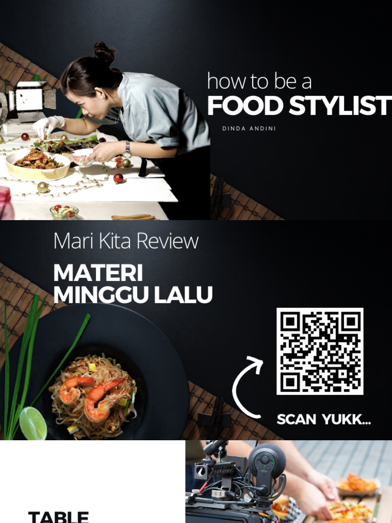 Menjadi Food Stylist: Panduan Lengkap | PDF | Kesehatan Holistik