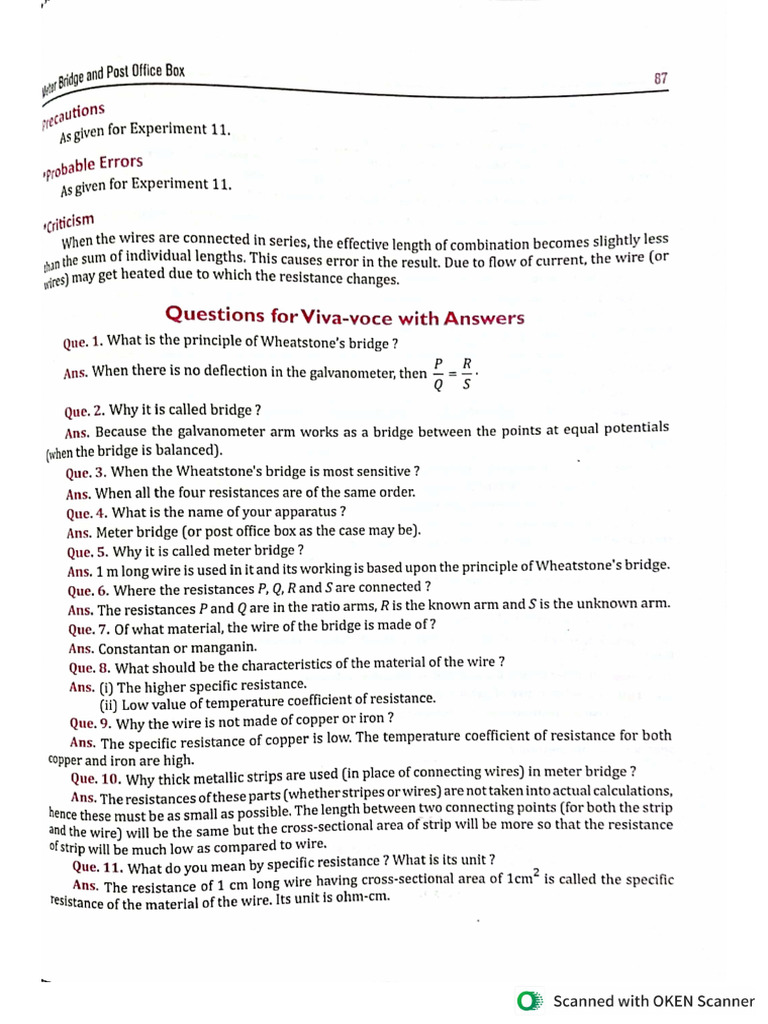 Viva Question | PDF