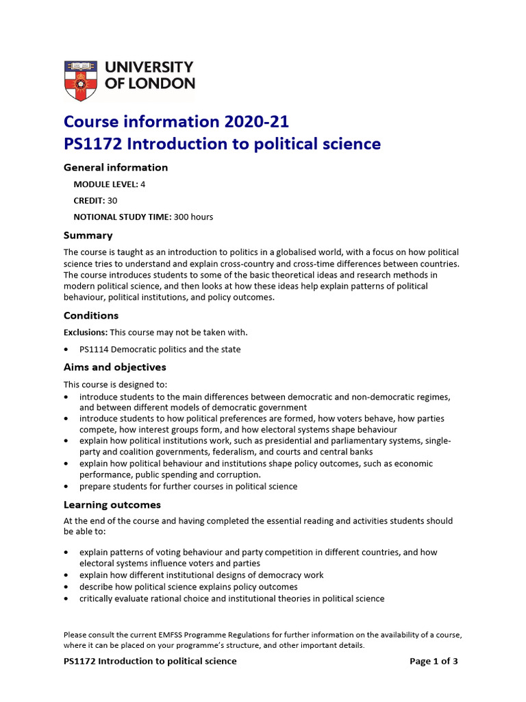 Course Overview | PDF | Policy | Accountability