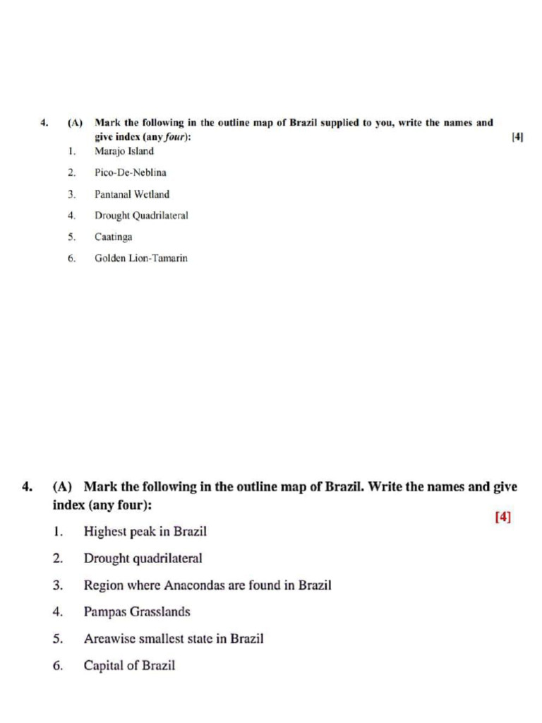 Geography Map Marking | PDF