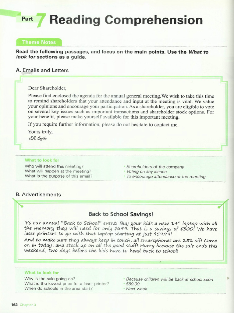 Reading Part 7 Material | PDF