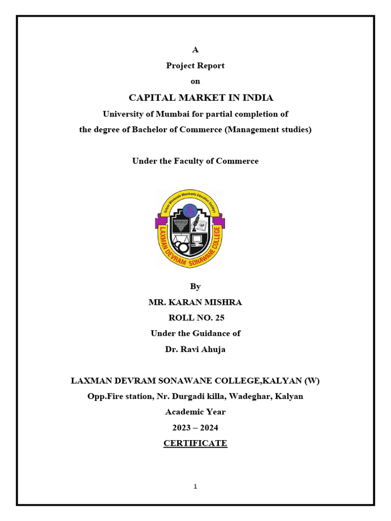 Karan Black Book | PDF | Bonds (Finance) | Securities (Finance)