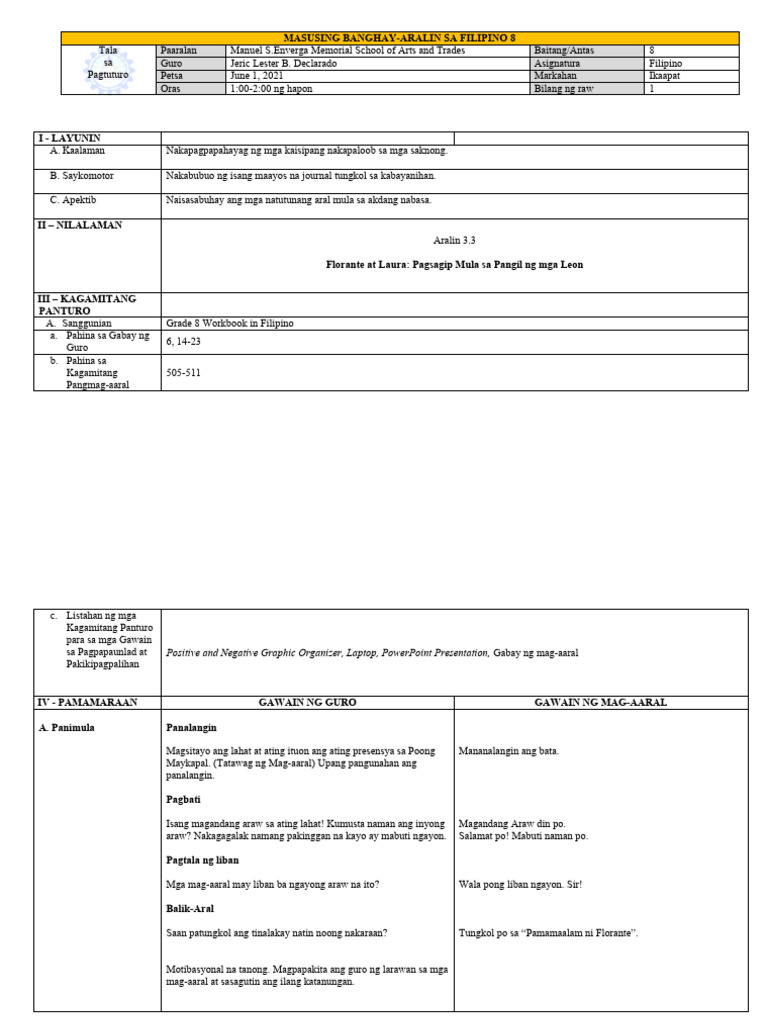 DECLARADO LP-sample | PDF