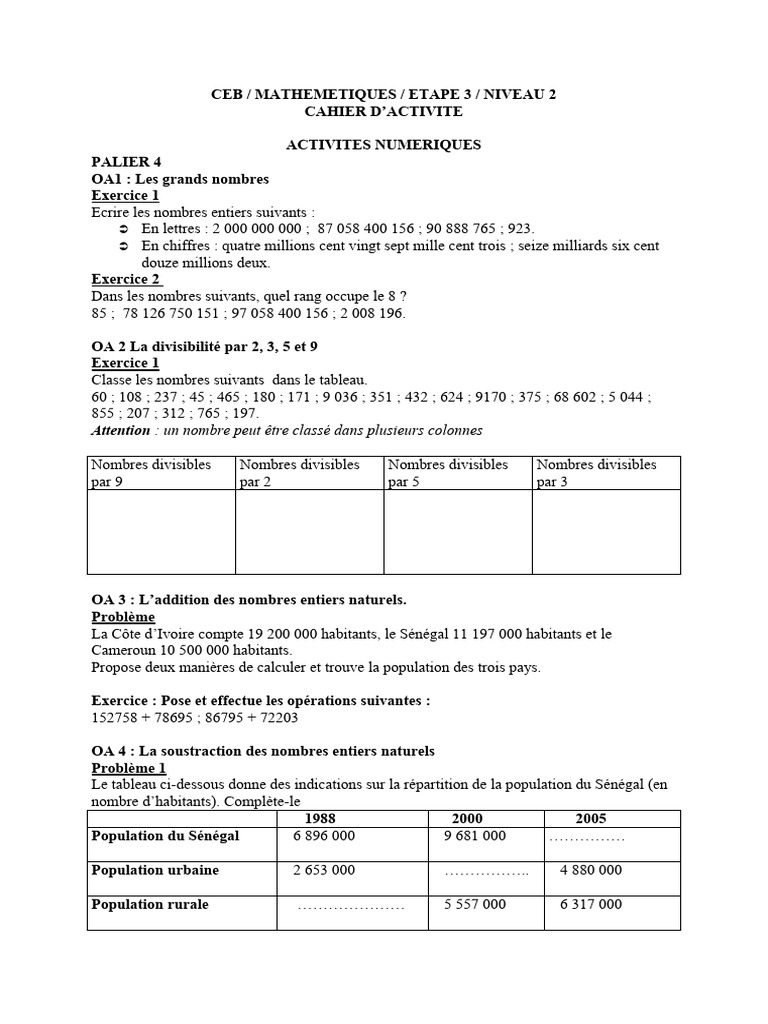 Exercices de Maths CM2 à Imprimer | PDF | Longueur | Pourcentage