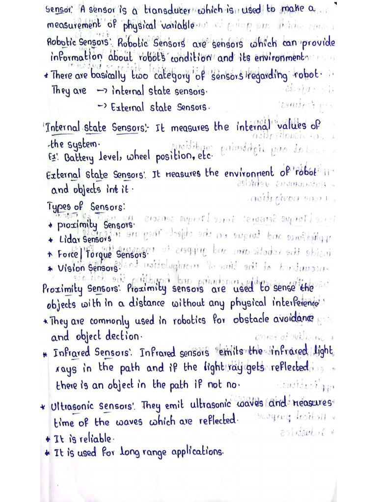 Types of Sensors | PDF