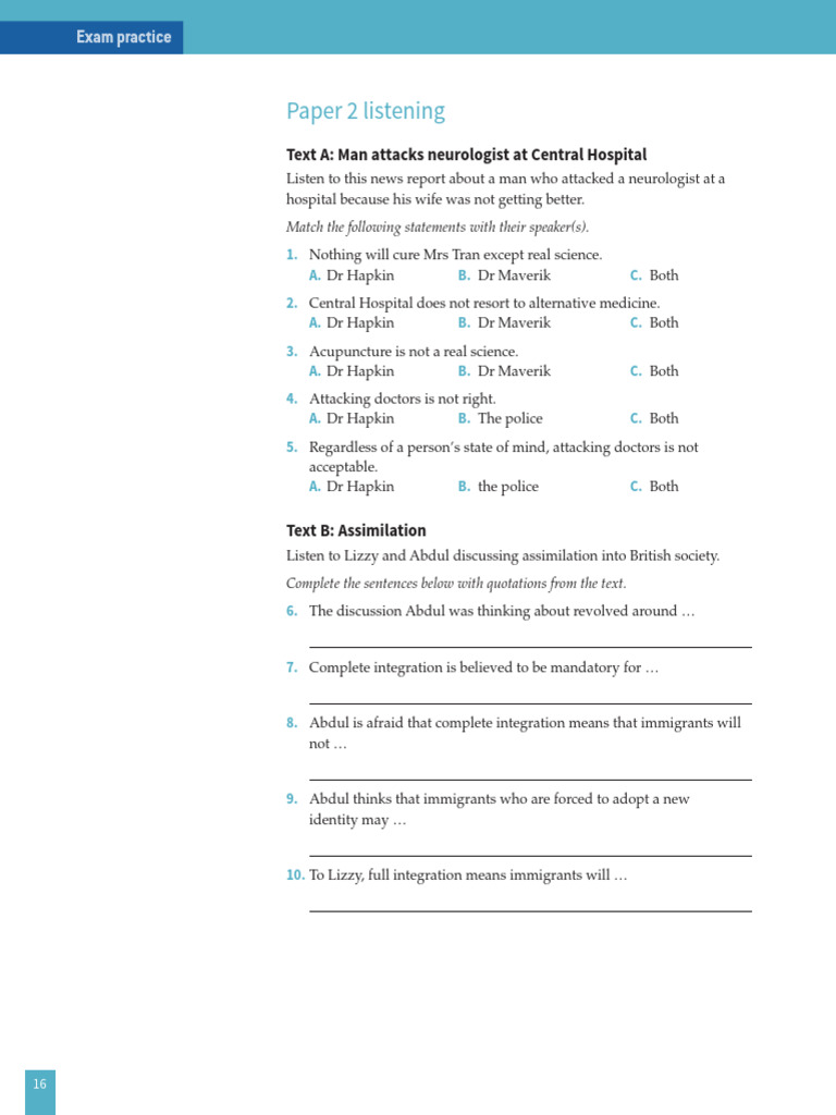 Paper 2 Practice HL | PDF