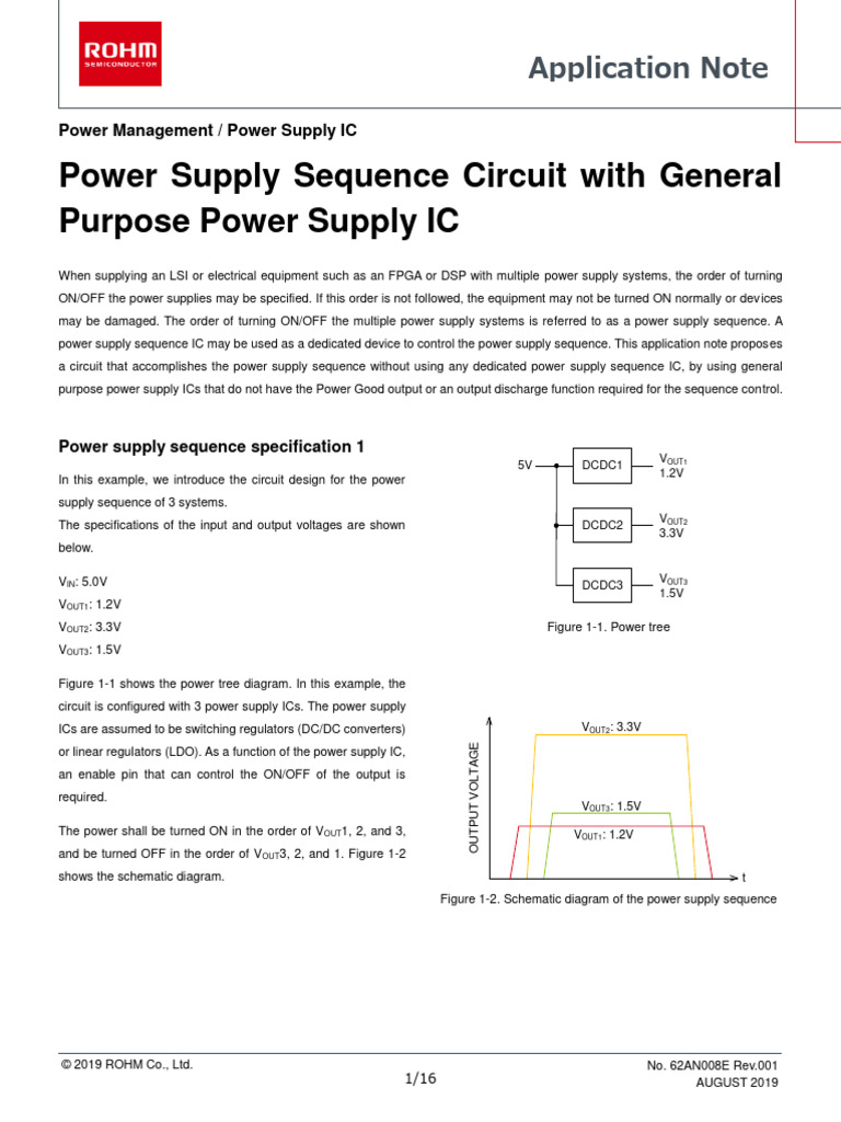 Power Supply Sequence Circuit Design | PDF | Power Supply | Power (Physics)
