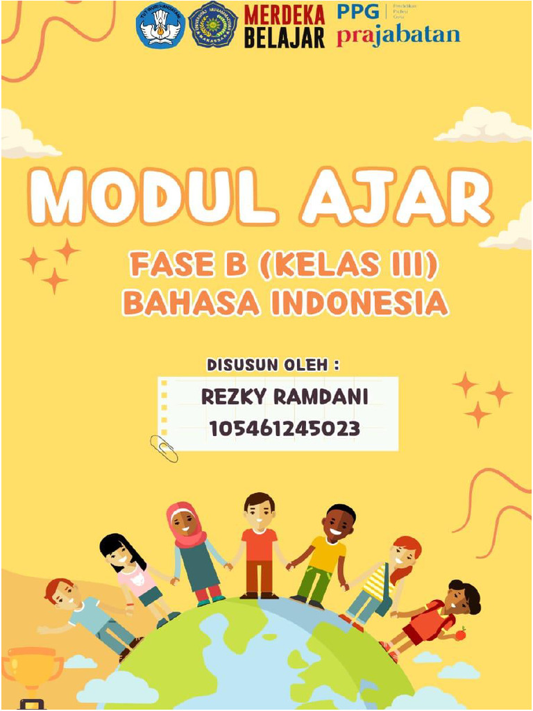 MODUL AJAR - Bahasa Indonesia Fase B (Kelas 3) - Rezky Ramdani | PDF