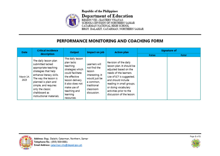 G7_FGD_PMCF | PDF | Lesson Plan | Educational Technology