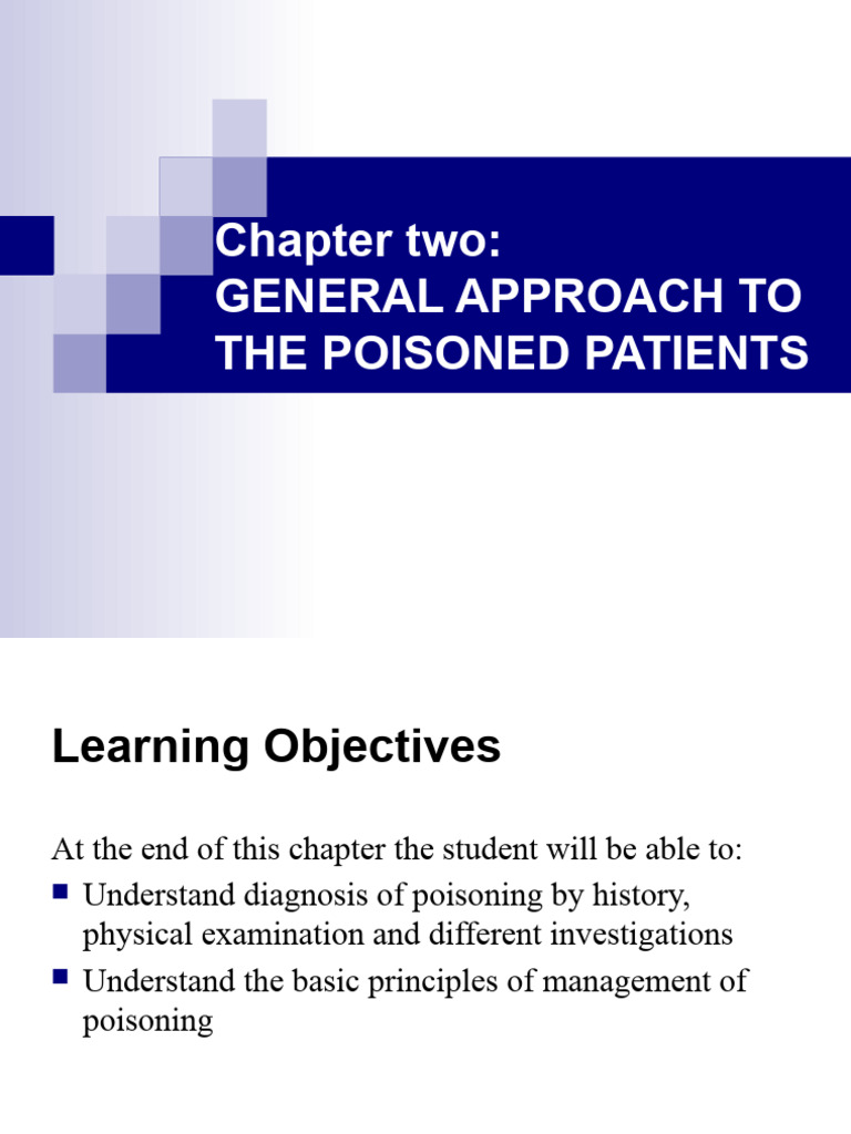 Managing Poisoned Patients: Key Approaches | PDF | Medicine | Clinical ...