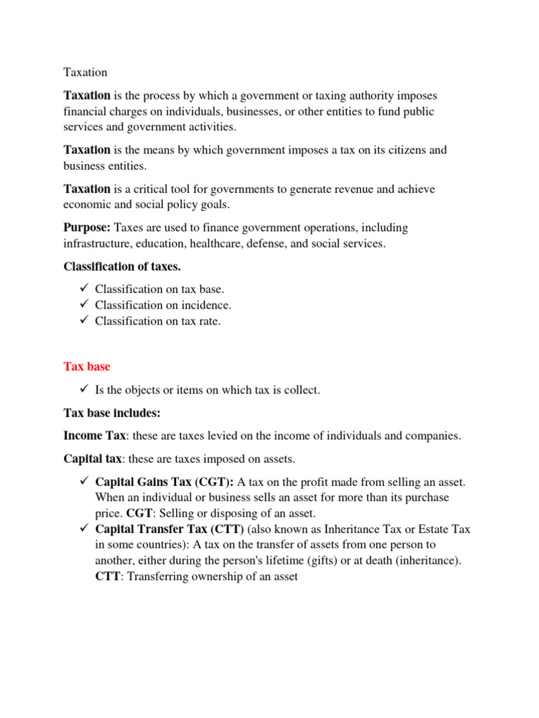Taxation | PDF | Taxes | Demand