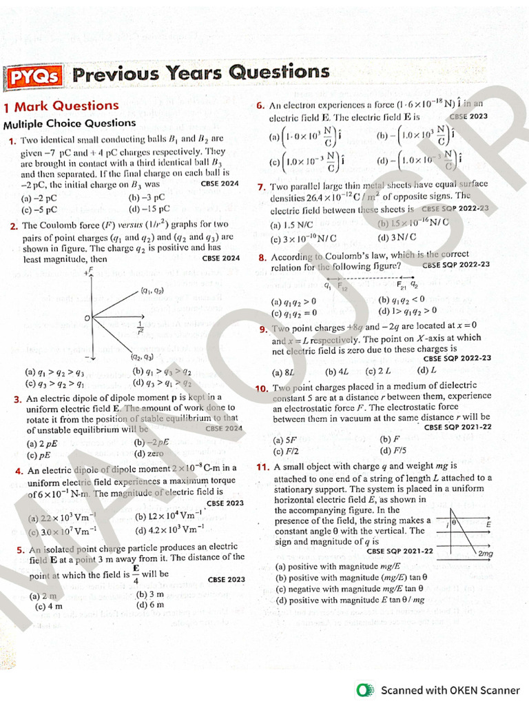 Pyq MCQ Ar & Case Study (1-3) | PDF