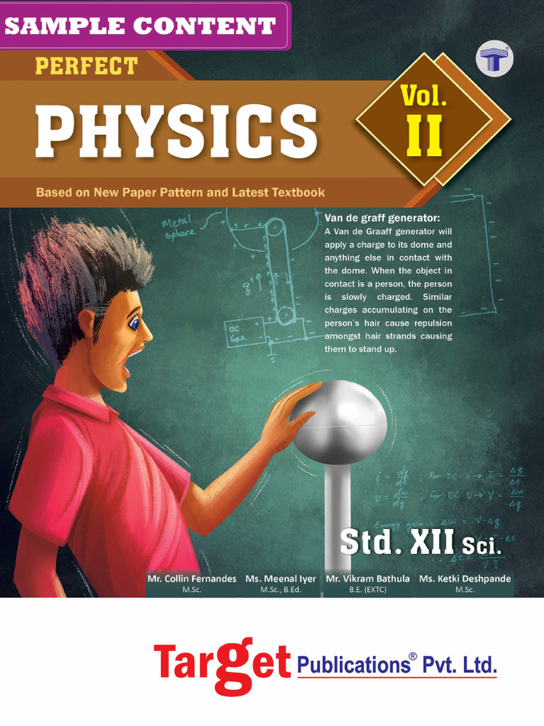 Sample PDF of STD 12 Physics Vol 2 Perfect Notes Sample Content | PDF ...