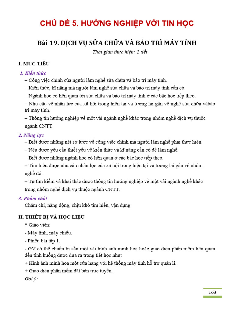 KHBD-Tin Hoc 12 - Chung-Chude 5 | PDF