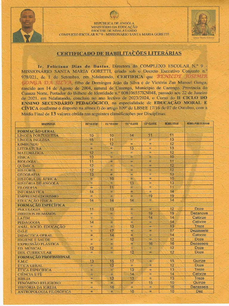 Certificado Joise-Compactado | PDF