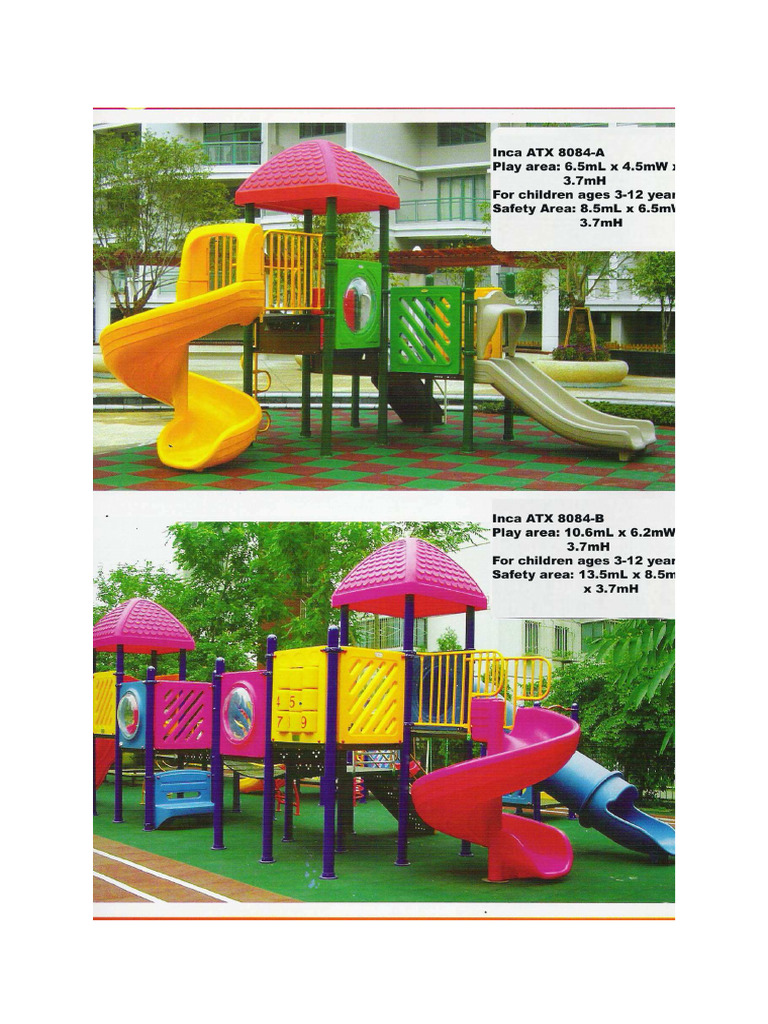 Inca Brochure - Playground Equipment - Inca ATX Series | PDF