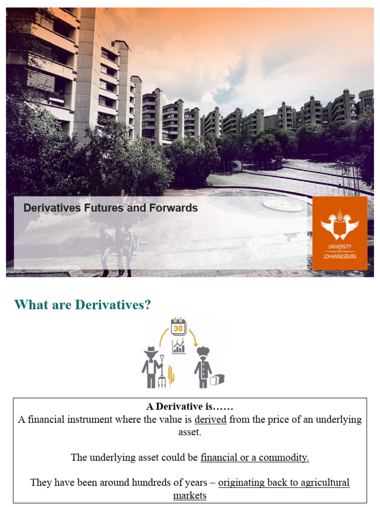 Derivatives - Forwards and Futures | PDF | Futures Contract ...