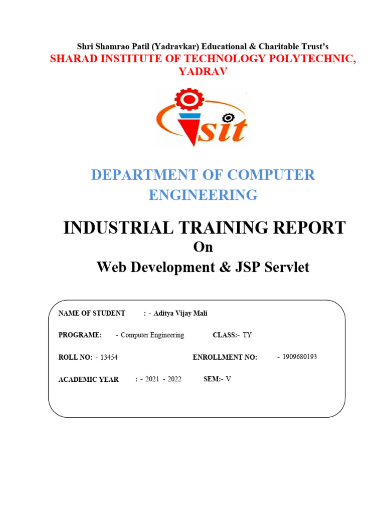 ITR Project (web Desinging) | PDF | Software Development Process | Agile Software Development