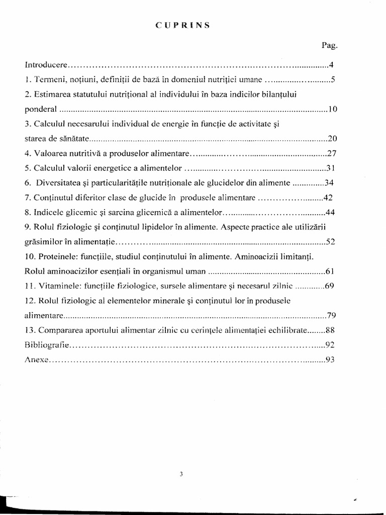 Carte Bazele Nutritiei | PDF