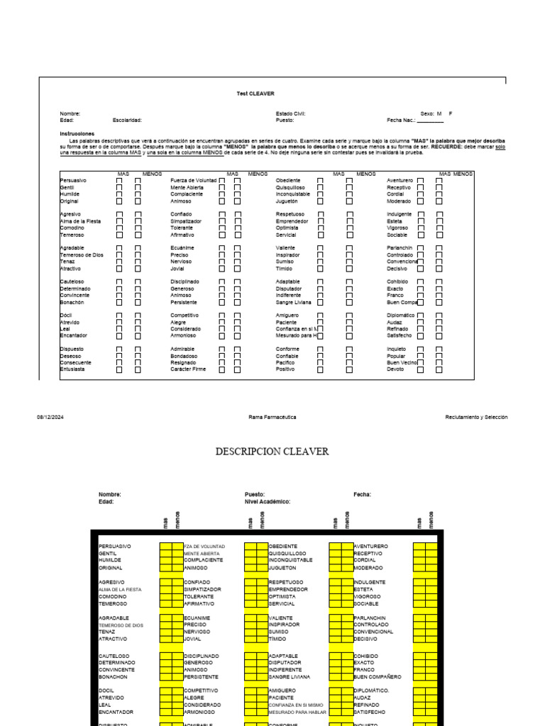 The Cleaver Test | PDF