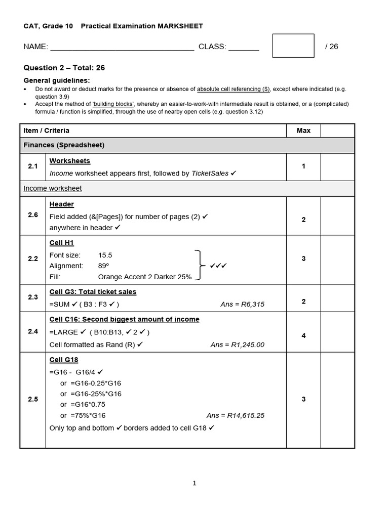 Term 3 Q2 Marksheet | PDF