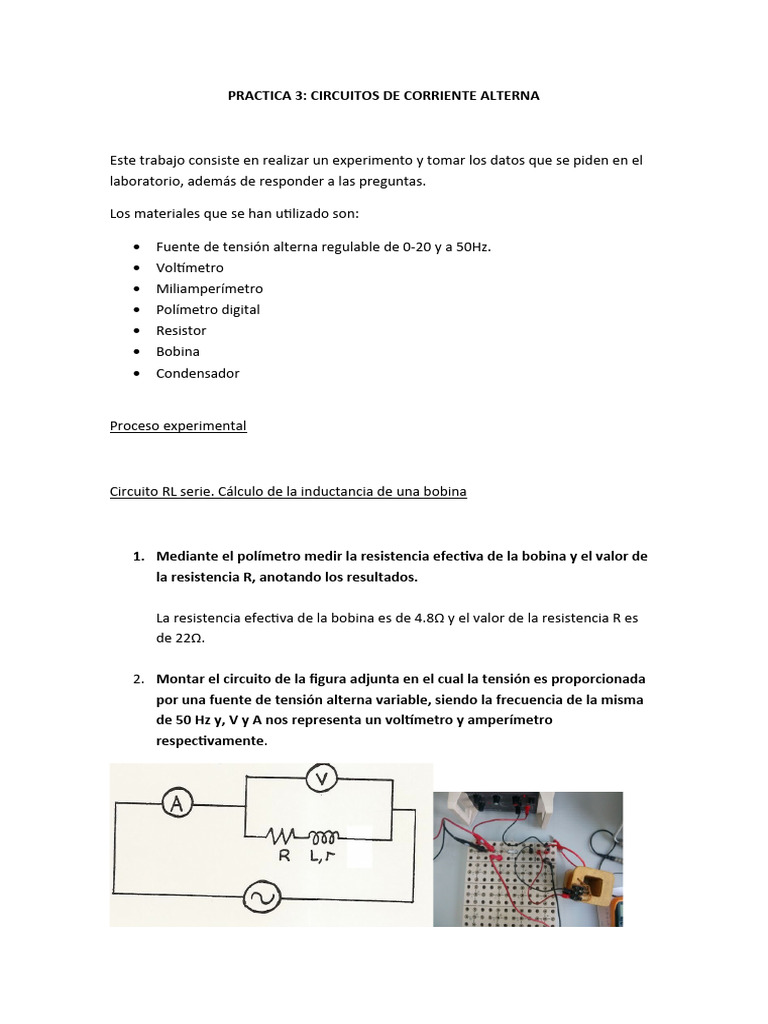 Corriente Alterna | PDF | Impedancia eléctrica | Inductor