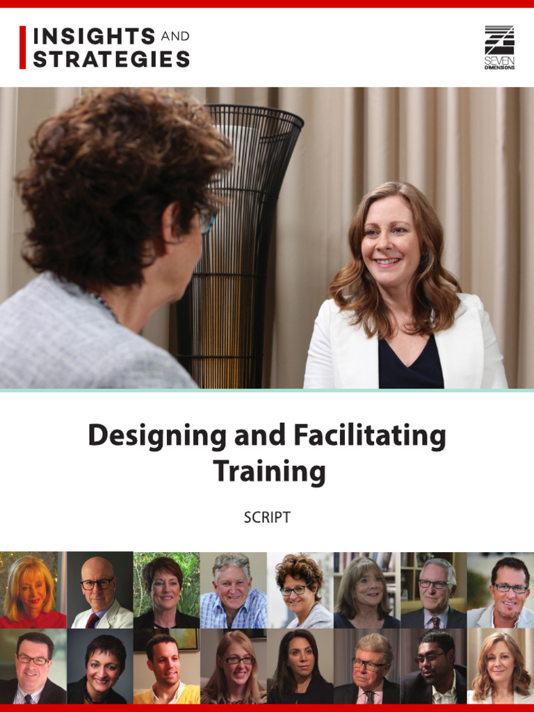 Designing And Facilitating Training Pdf Learning Psychological