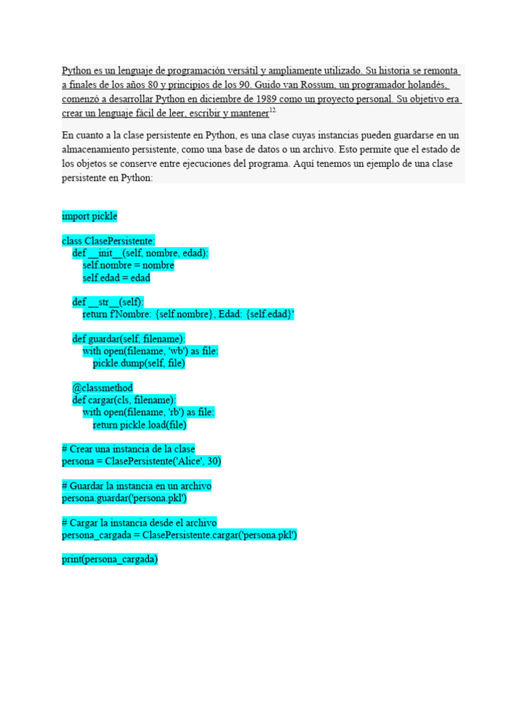 Python Poo Qorqyk Pdf Python Lenguaje De Programación Sql 