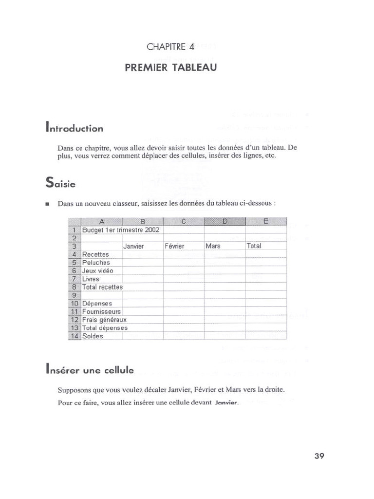 APPRENTISSAGE_EXCEL_2[1].8-chap-4-1 | PDF