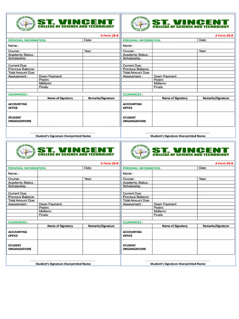 A Form 28-B - Leganes 2 | PDF