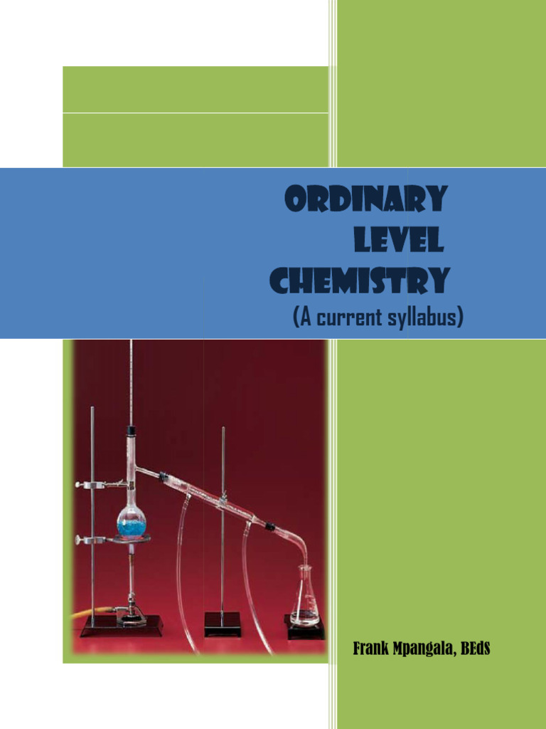 O Level Chemistry Notes 1 | PDF | Mixture | Filtration