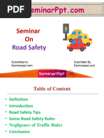 Road Safety Presentation | PDF | Road Traffic Safety | Traffic Collision