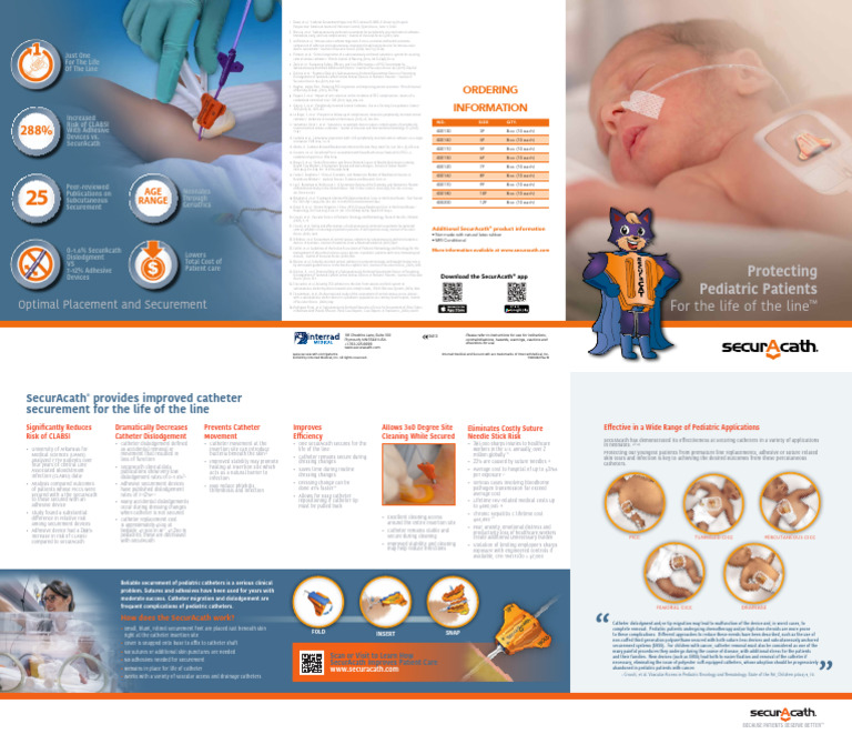 Brochura SecurAcath Pediátrico | PDF | Clinical Medicine | Medical ...