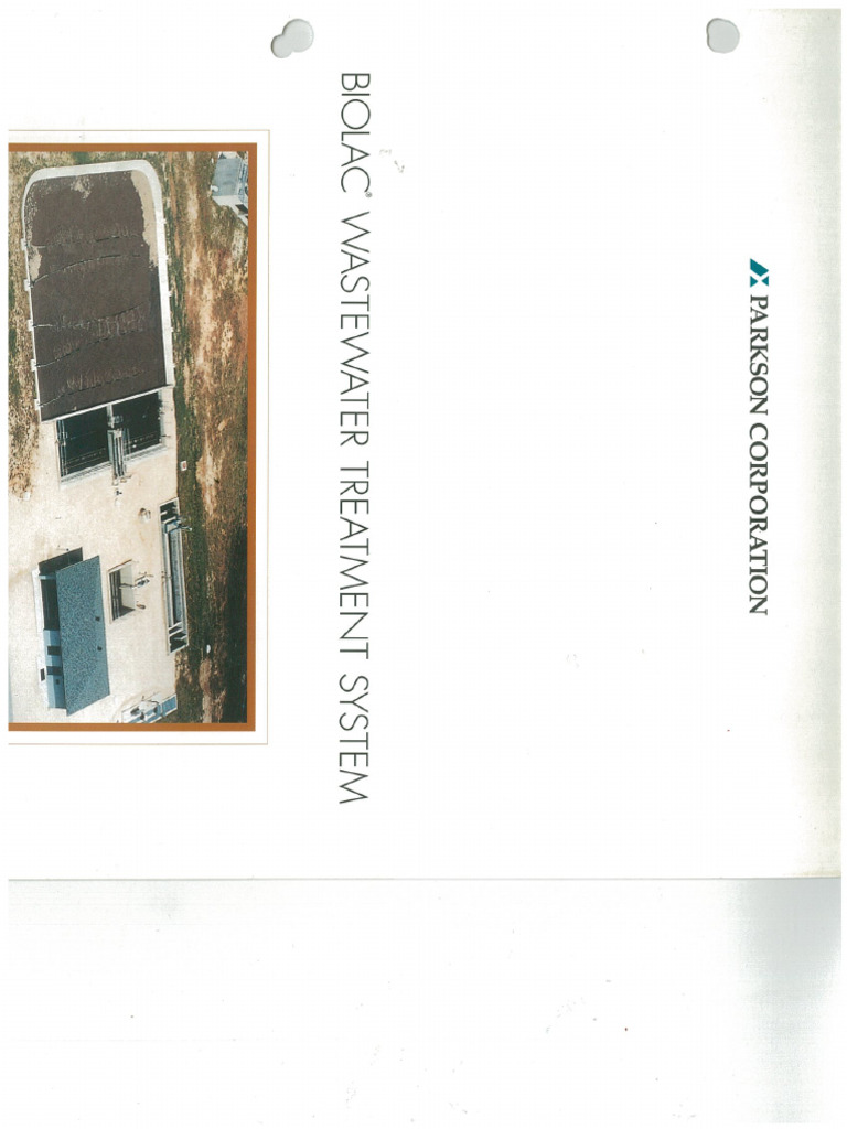 PARKSON-BIOLAC WWT System | PDF