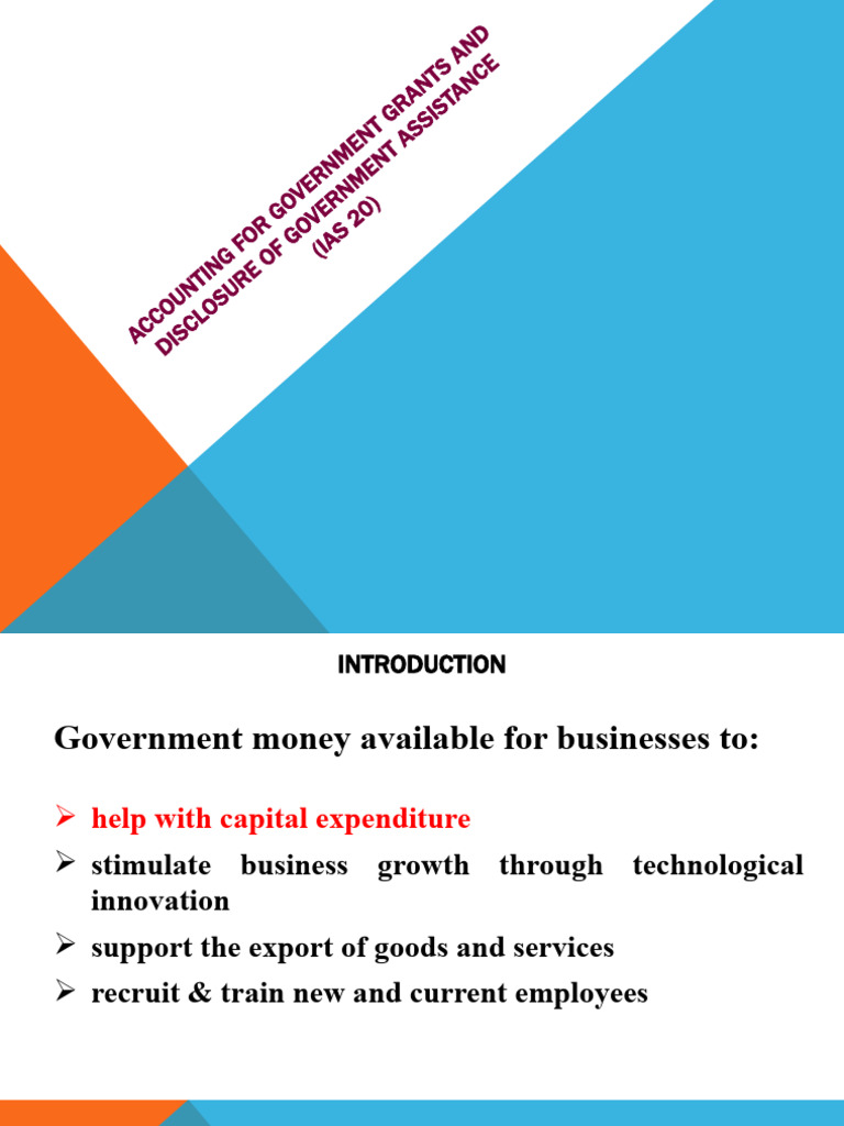 Ias 20 - Accounting For Government Grants and Disclosure of Government | PDF | Expense ...