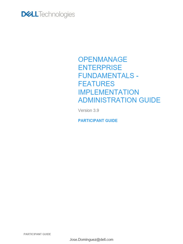 OpenManage+Enterprise+Fundamentals+ +Features+Implementation ...