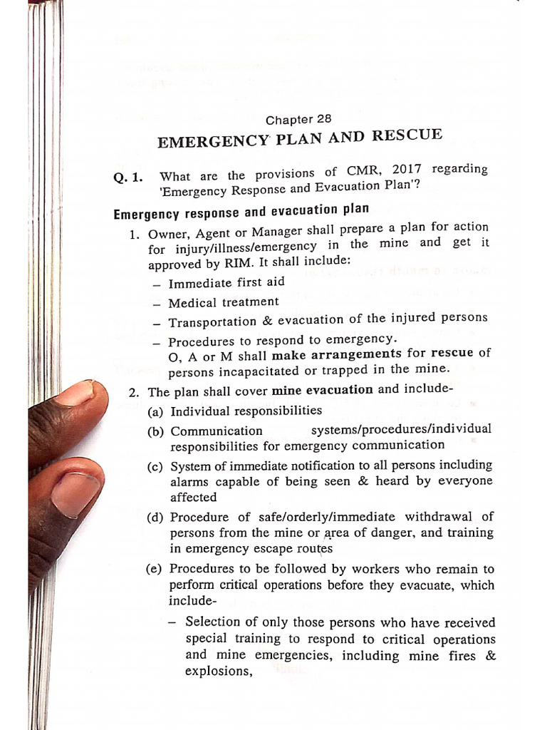 Emergency Plane and Rescue ch28 | PDF