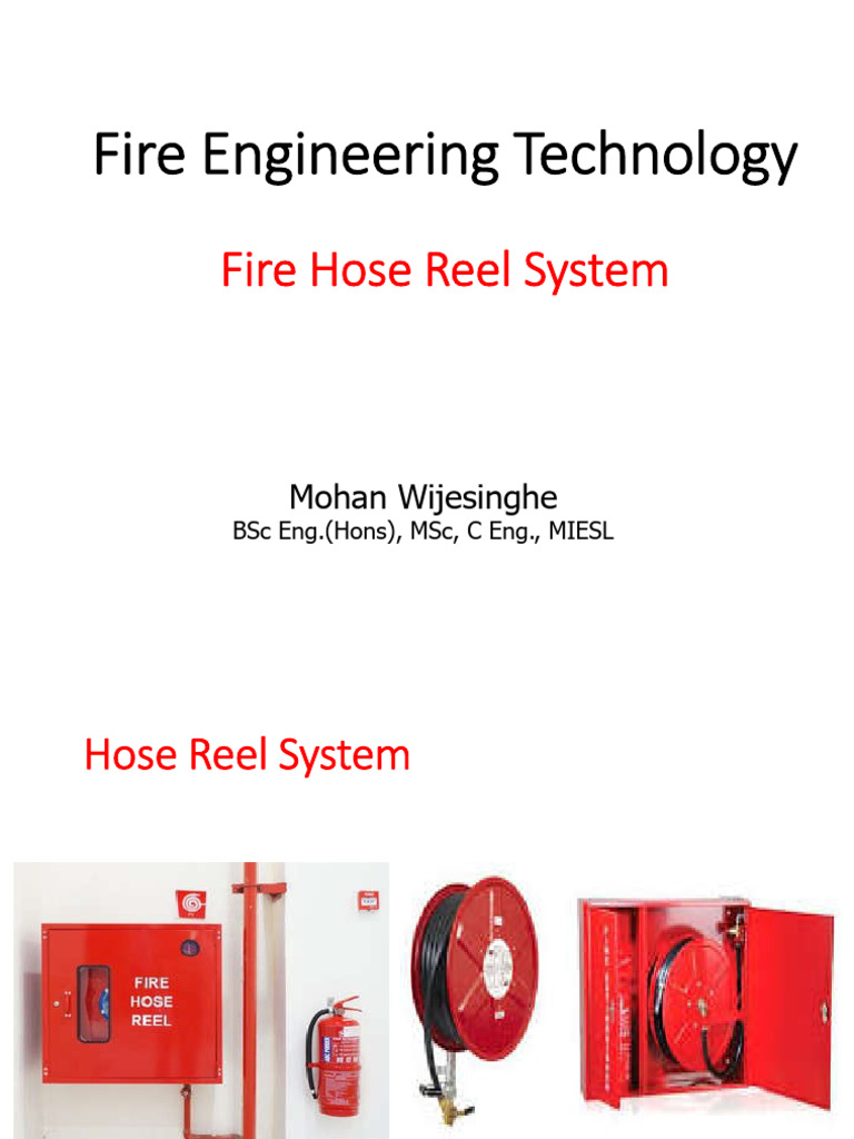 03- Fire Hose Reel System 2024 | PDF | Firefighting