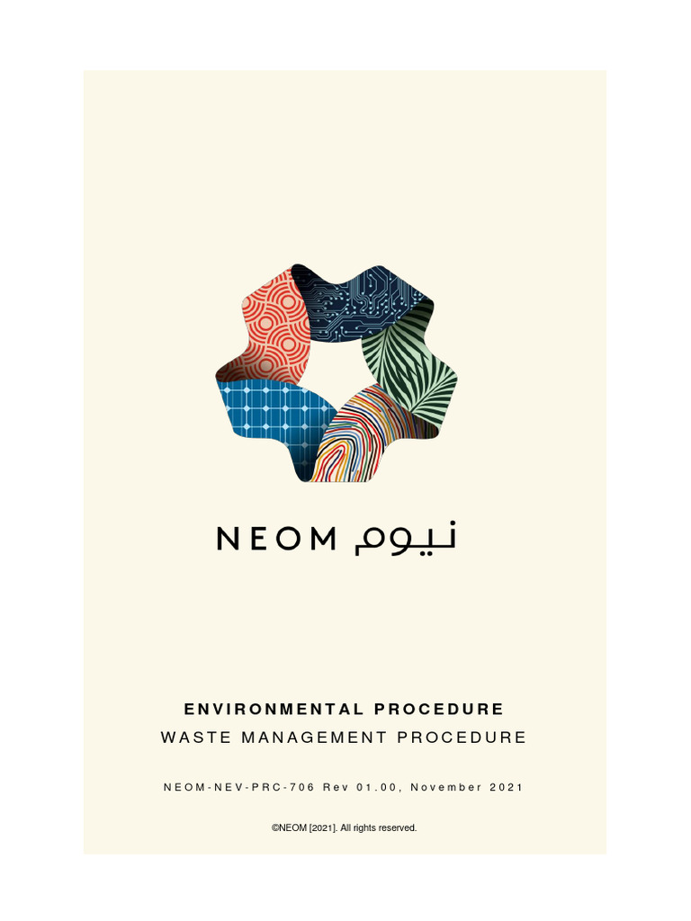 NEOM Waste Management Procedures | PDF | Waste | Waste Management