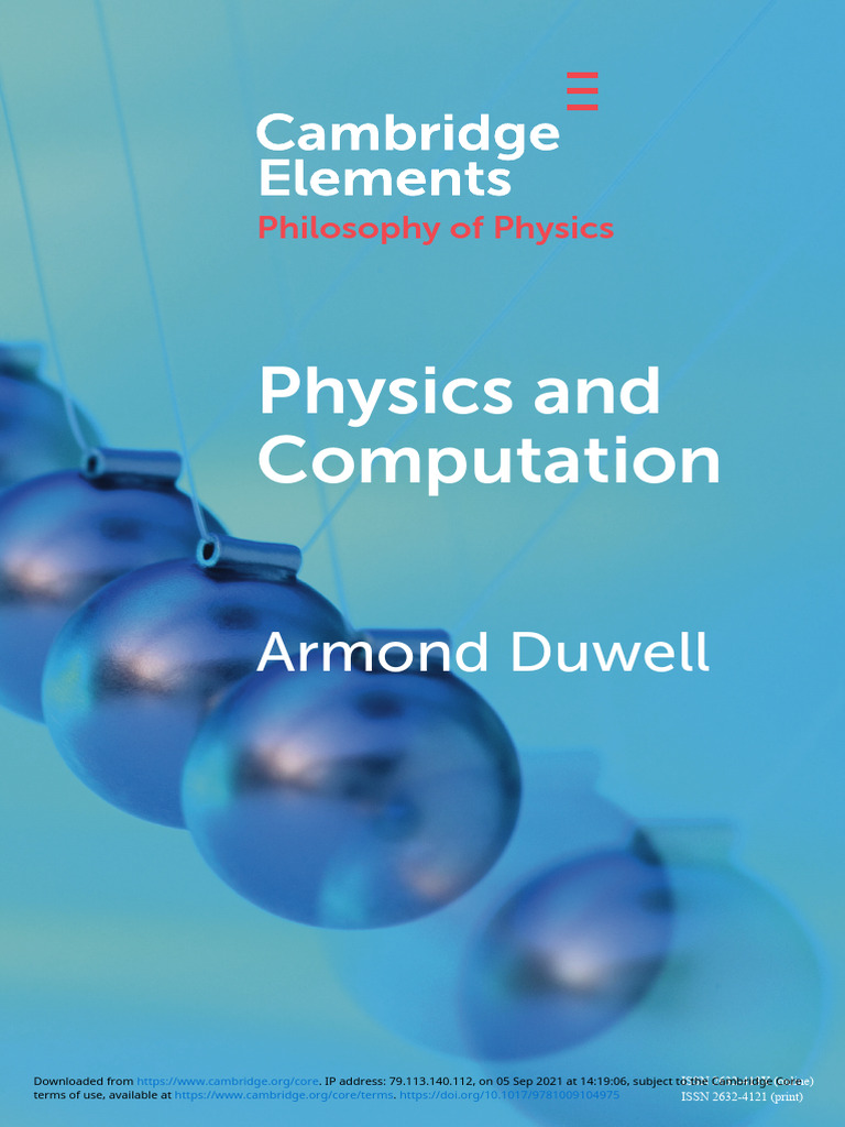 Physics and Computation | PDF | Theoretical Computer Science ...
